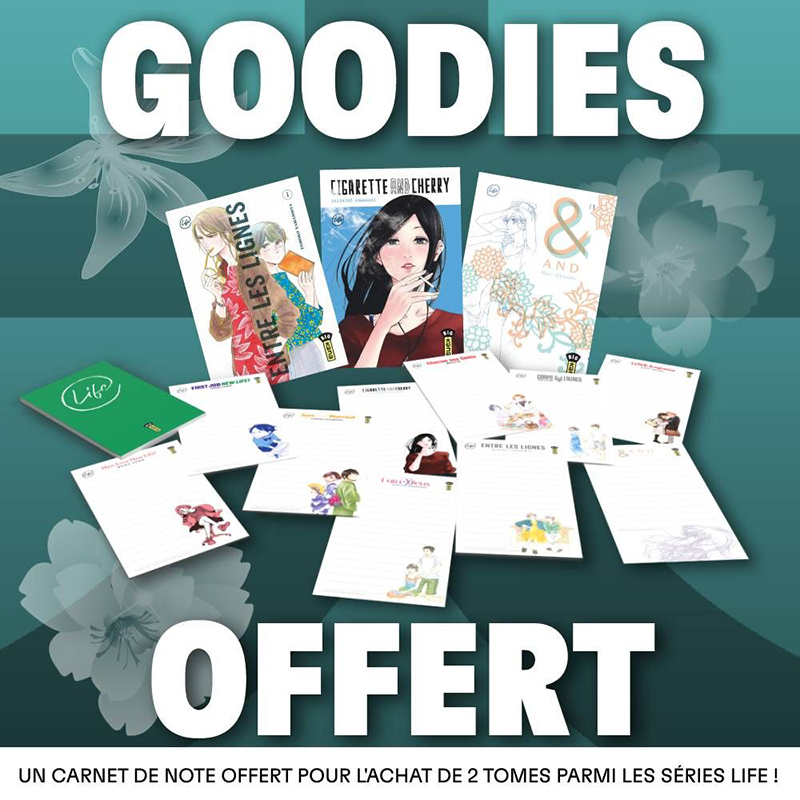 Un carnet de note offert chez Kana - Manga Clic