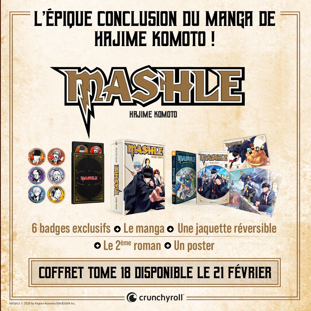 MASHLE : une édition collector pour le tome 18 - Manga Clic